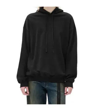 ANN DEMEULEMEESTER Bardi Rear-print Hoodie - Black