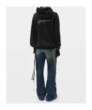 ANN DEMEULEMEESTER Bardi Hoodie With Embroidered Detail