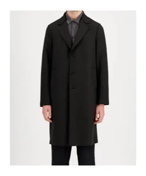 Harris Wharf London Overcoat Jacquard Wool
