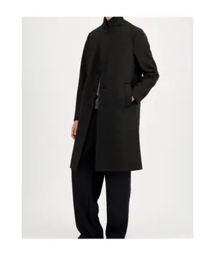Harris Wharf London Overcoat Jacquard Wool