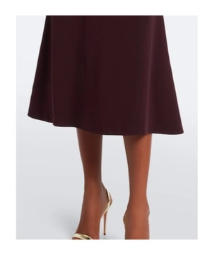 Roland Mouret Draped Crêpe Midi Shirt Dress