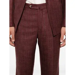 Isaia Long-sleeved Blazer And Trousers Set