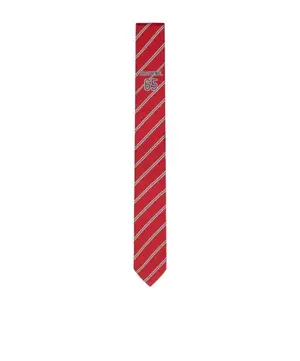 Thom Browne Diagonal-stripe Tie - Red