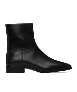 Fear Of God Side-zip Block Heel Ankle Boots - Black