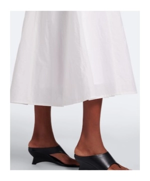 RÓHE Off-shoulder Cotton-blend Midi Dress