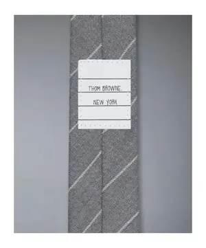 Thom Browne Pinstripe-pattern Rwb-stripe Tie