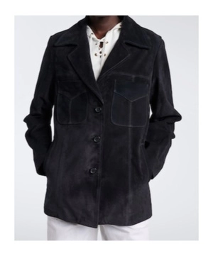 NILI LOTAN Dominic Suede Jacket
