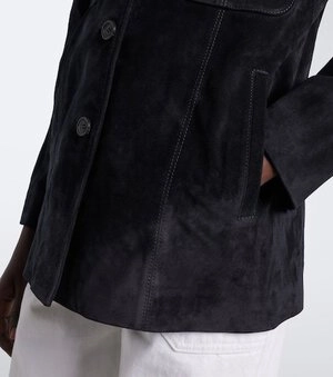 NILI LOTAN Dominic Suede Jacket