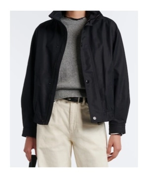 NILI LOTAN Klaire Cotton-blend Bomber Jacket