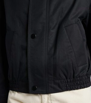 NILI LOTAN Klaire Cotton-blend Bomber Jacket