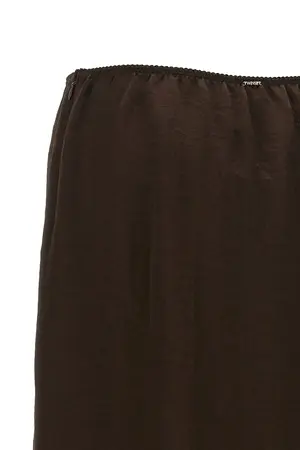 TWINSET Satin Lace Midi Skirt