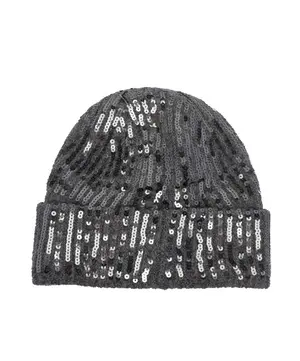 Pinko Sequin Knit Hat