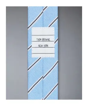 Thom Browne Browne 65 Jacquard Tie