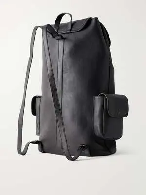 Celine Triomphe-embellished Leather Backpack