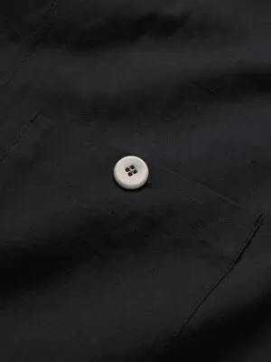 Folk Patch Linen And Cotton-blend Overshirt