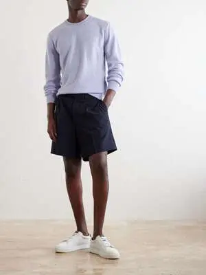 Brioni Cashmere And Wool-blend Sweater