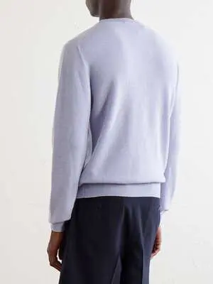 Brioni Cashmere And Wool-blend Sweater
