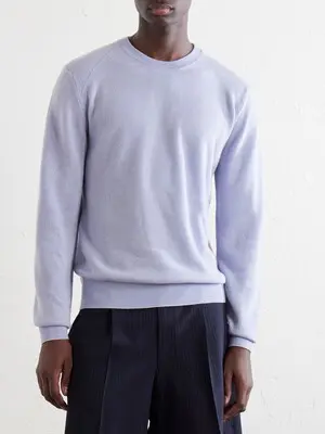 Brioni Cashmere And Wool-blend Sweater