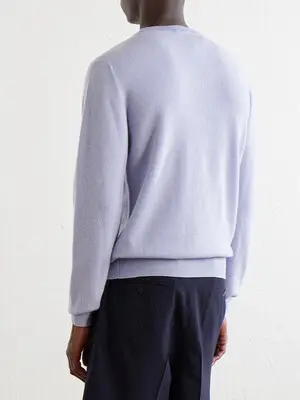 Brioni Cashmere And Wool-blend Sweater