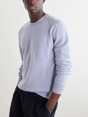 Brioni Cashmere And Wool-blend Sweater