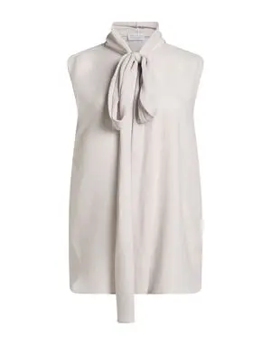 Brunello Cucinelli Sleeveless Bow Detailed Cardigan