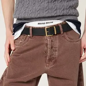 Miu Miu Mid-rise Straight-leg Jeans