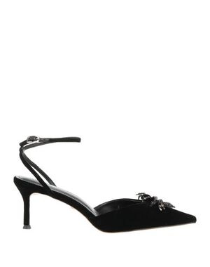 Lola Cruz Pumps Khaki Size Textile Fibers - Black