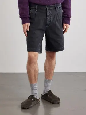 CORRIDOR Spring Wide-leg Denim Shorts