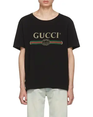 Gucci Oversize Washed T-shirt With Logo