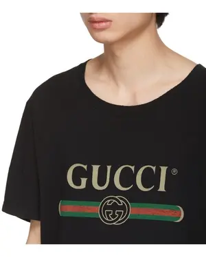 Gucci Oversize Washed T-shirt With Logo