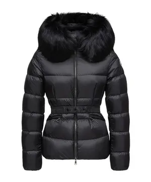 Moncler Boed Fur-trim Hooded Padded Jacket