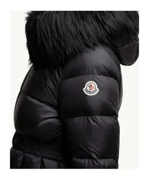 Moncler Boed Fur-trim Hooded Padded Jacket