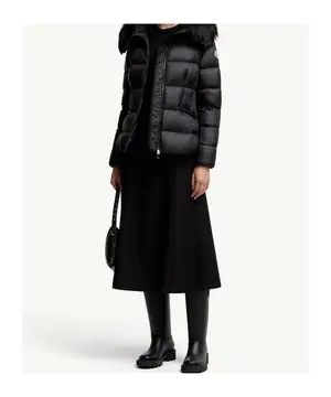 Moncler Boed Fur-trim Hooded Padded Jacket