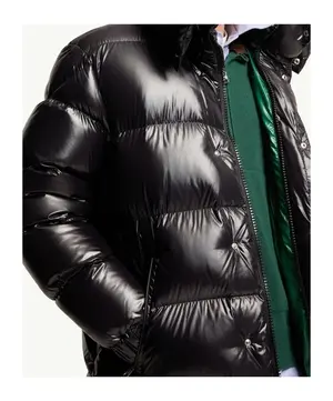 Moncler Hanoverian Hooded Square-quilted Long Down Jacket