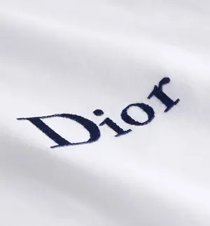 Dior T-shirt With Embroidery, Relaxed Fit - White