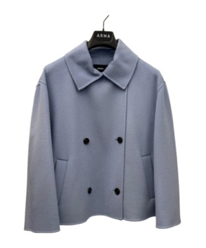 ARMA Cropped Wool Coat