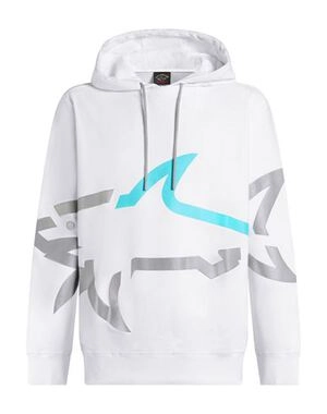 Paul & Shark Sweatshirt Size Cotton, Polyester, Elastane - White