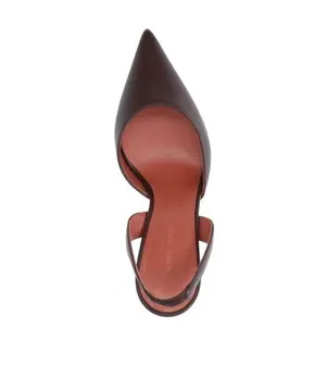 Amina Muaddi Pointed-toe High-heeled Sandals