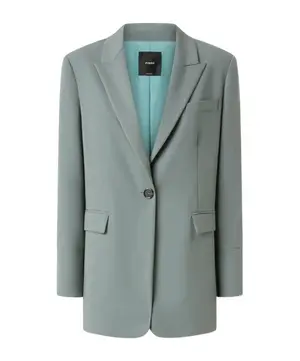 Pinko Notched-lapel Blazer - Gray