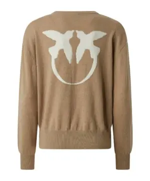 Pinko Martinica Logo Intarsia Jumper