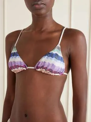 Missoni Striped Tasseled Bikini