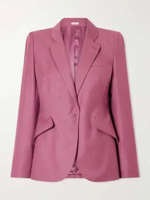 Alexander McQueen Wool Blazer - Pink
