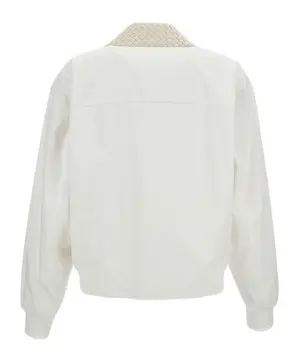 Bottega Veneta Cotton Blouson - White