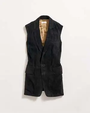 Billy Reid Suede Blazer Vest