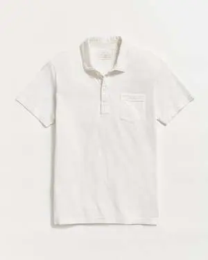 Billy Reid Pensacola Polo - White