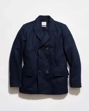 Billy Reid Bond Peacoat - Navy