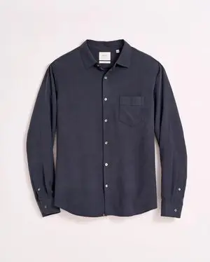 Billy Reid Silk John T Shirt - Blue