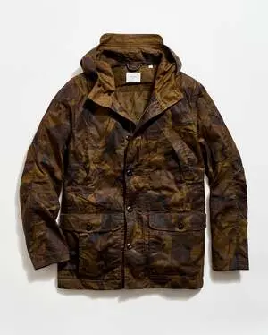 Billy Reid Waxed Lodge Jacket - Multi Colored