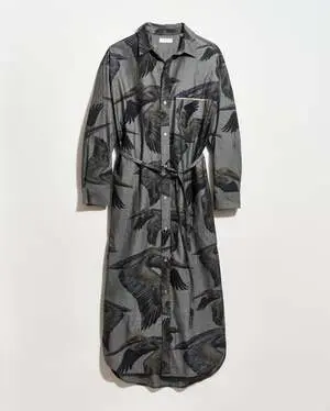Billy Reid Bradley Gordon X Pelican Msl 1 Pocket Maxi Dress - Chambray