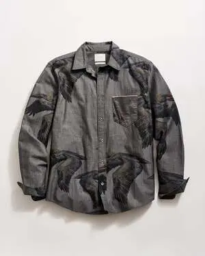 Billy Reid Bradley Gordon X Pelican Msl 1-pocket Shirt - Chambray